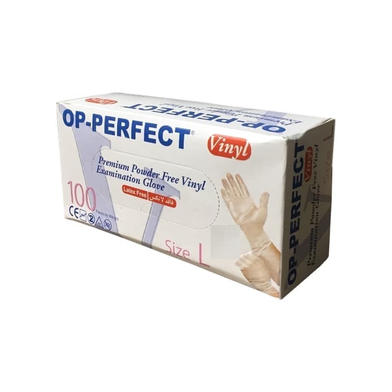 دستکش وینیل OP-perfect سایز Large - ارکان طب | عمده فروشی کالای طبی و ...
